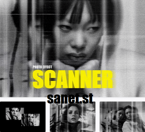 Broken Scanner Photo Effect - 91914591 | SoftArchive