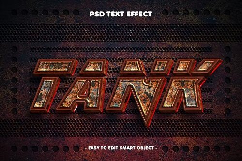 Tank 3d Text Effect Layer Style - Q34UV82 | SoftArchive