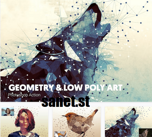 Geometry and Low Poly Art Photoshop Action - 18096567 - C3XLDZ7 ...