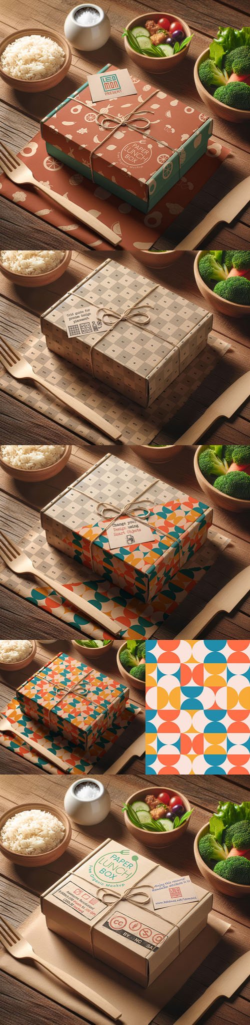 Paper Lunch Box PSD Mockup Template | SoftArchive