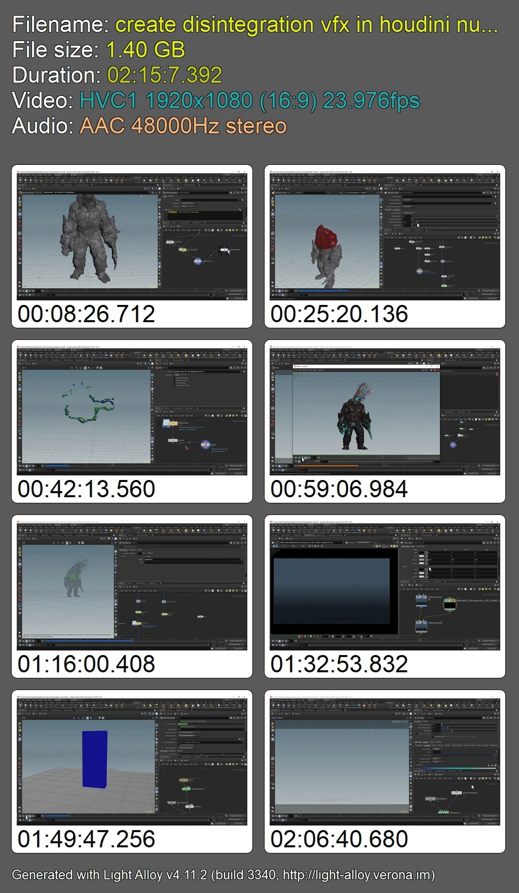 The Gnomon Workshop – Create Disintegration VFX in Houdini and Nuke ...