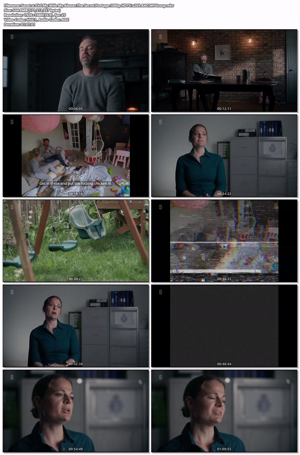 Channel 5 - My Wife, My Abuser: The Secret Footage (2024) 1080p HDTV ...