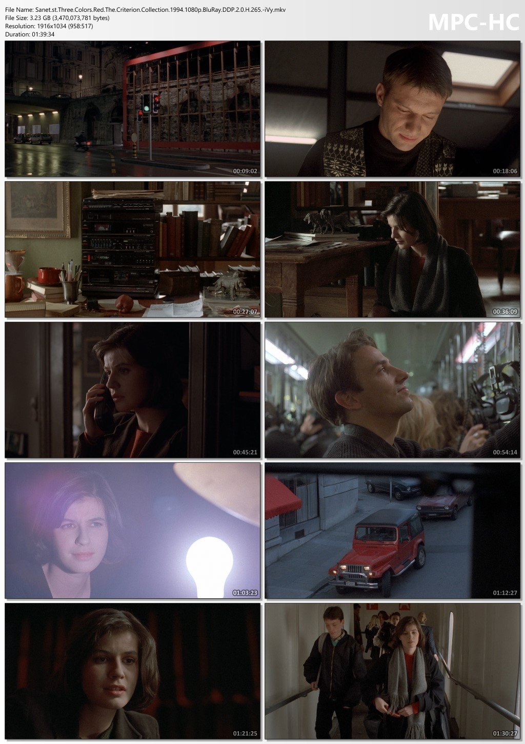 Three Colors Red The Criterion Collection 1994 1080p BluRay DDP 2.0 ...