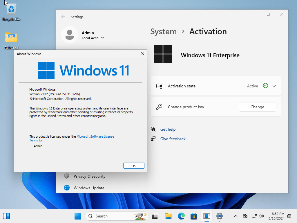 Windows 11 Enterprise 23H2 Build 22631.3296 (No TPM Required) With ...