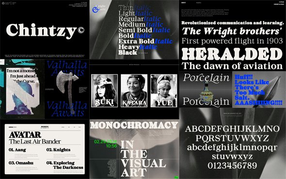 Chintzy - Rounded Serif Font Family | SoftArchive