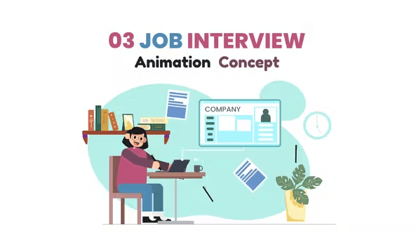 Videohive - Job Interview Animation Scene 51342071 | SoftArchive