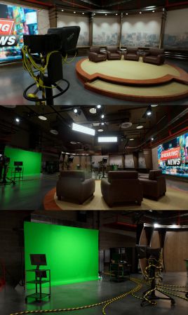 Unreal Engine Marketplace - News Studio - Environment for VR, News ...