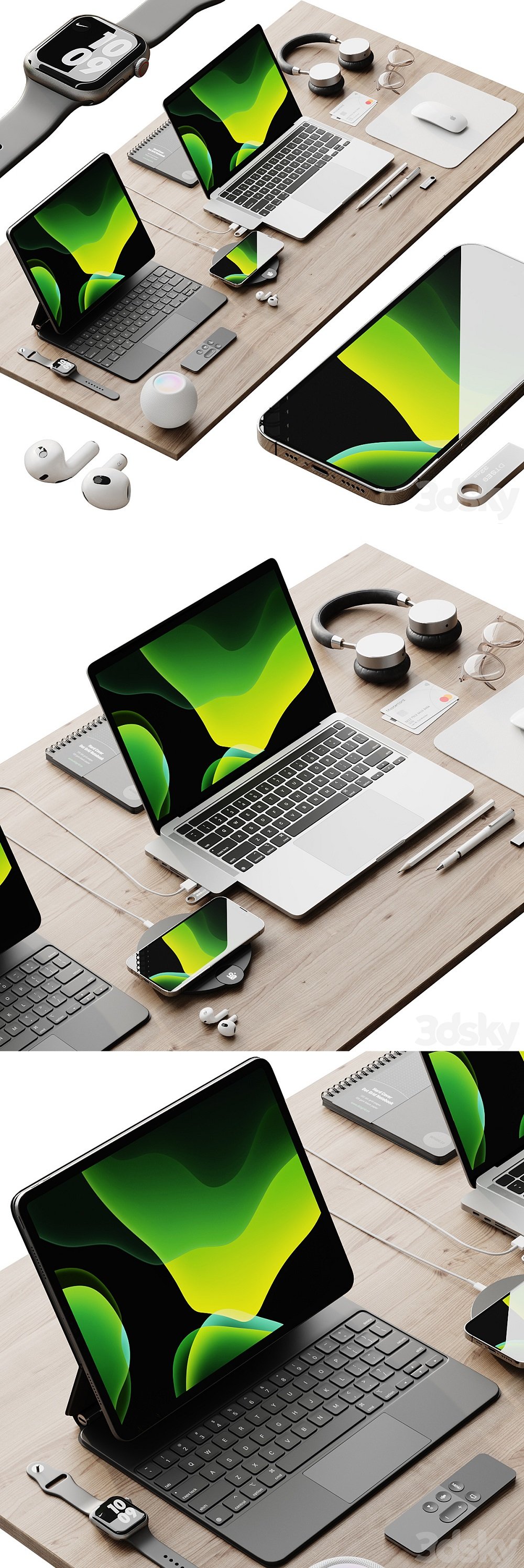 3dsky - Apple Set 6 4760270 - 3D Model - SoftArchive