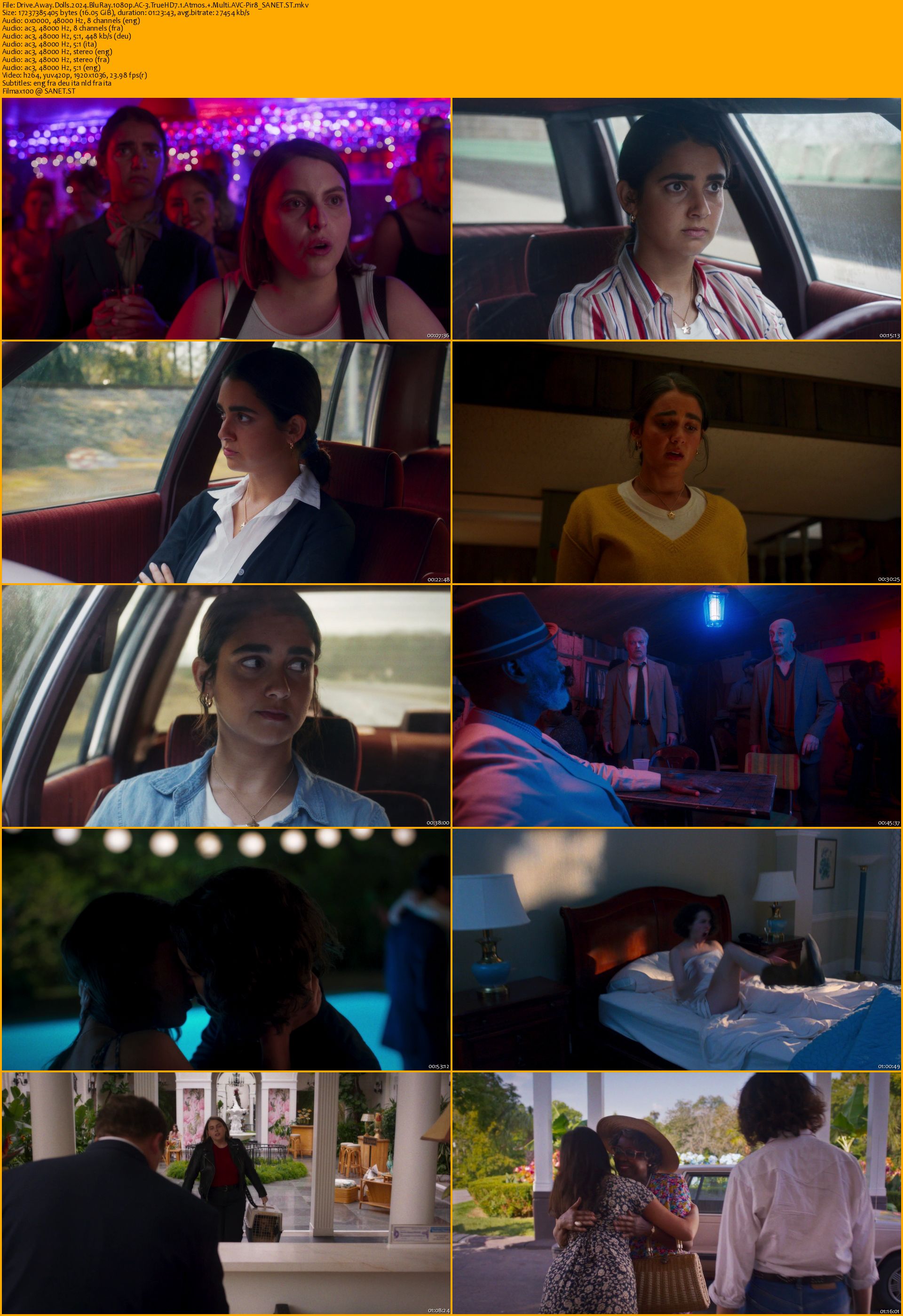Drive Away Dolls 2024 BluRay 1080p AC-3 TrueHD7.1 Atmos + Multi AVC ...