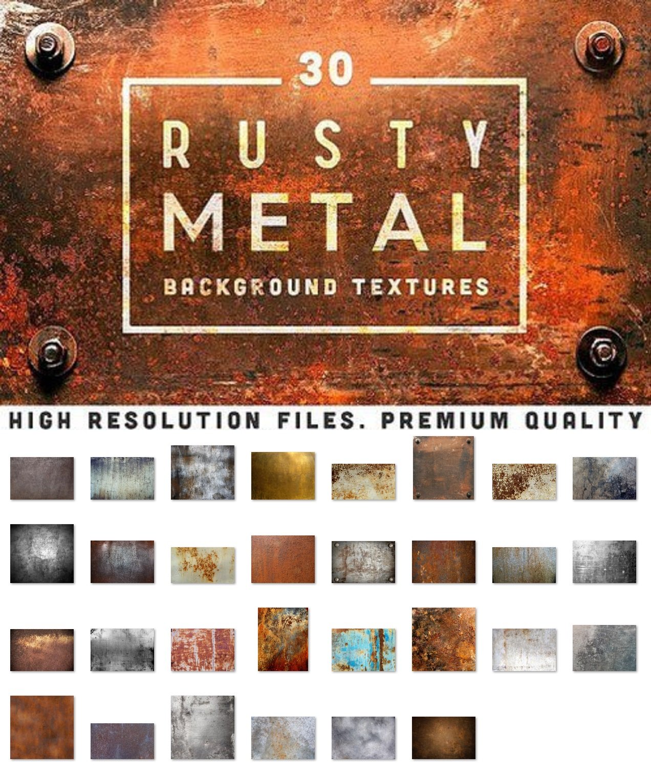 CM - 30 Rusty Metal Background Textures 1277740 | SoftArchive