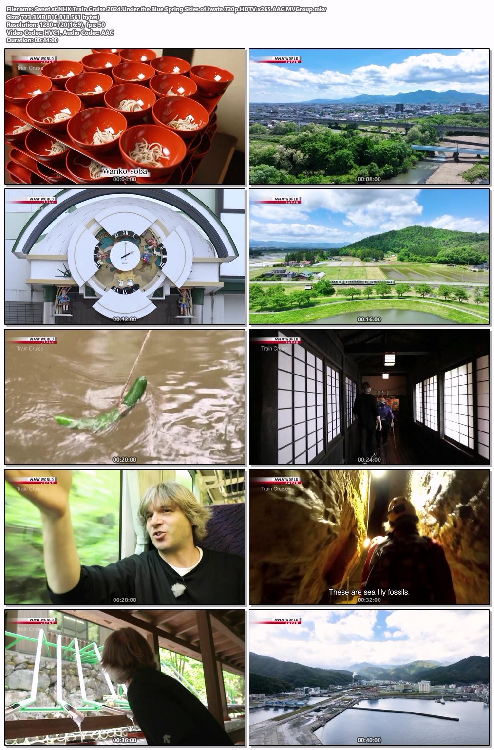 NHK Train Cruise - Under the Blue Spring Skies of Iwate (2024) 720p ...