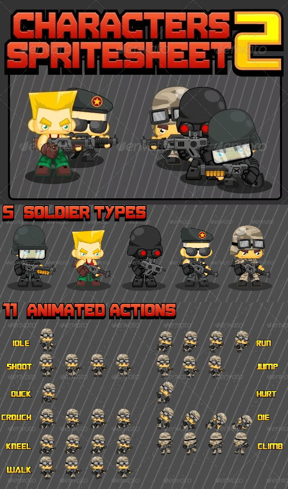 GR - Characters Spritesheet 5129018 | SoftArchive