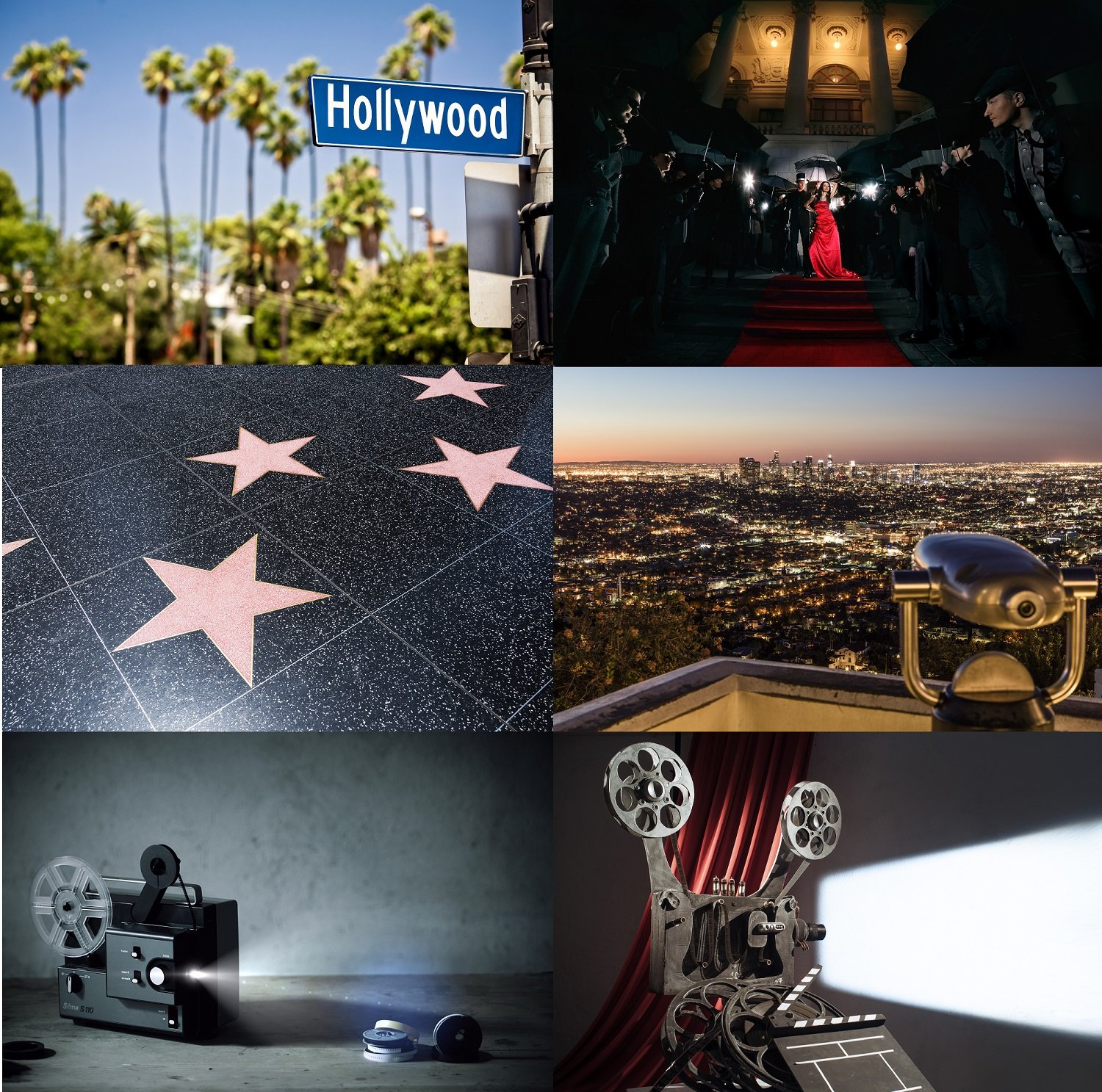 Collection of Hollywood film industry filming the movie actress movie ...