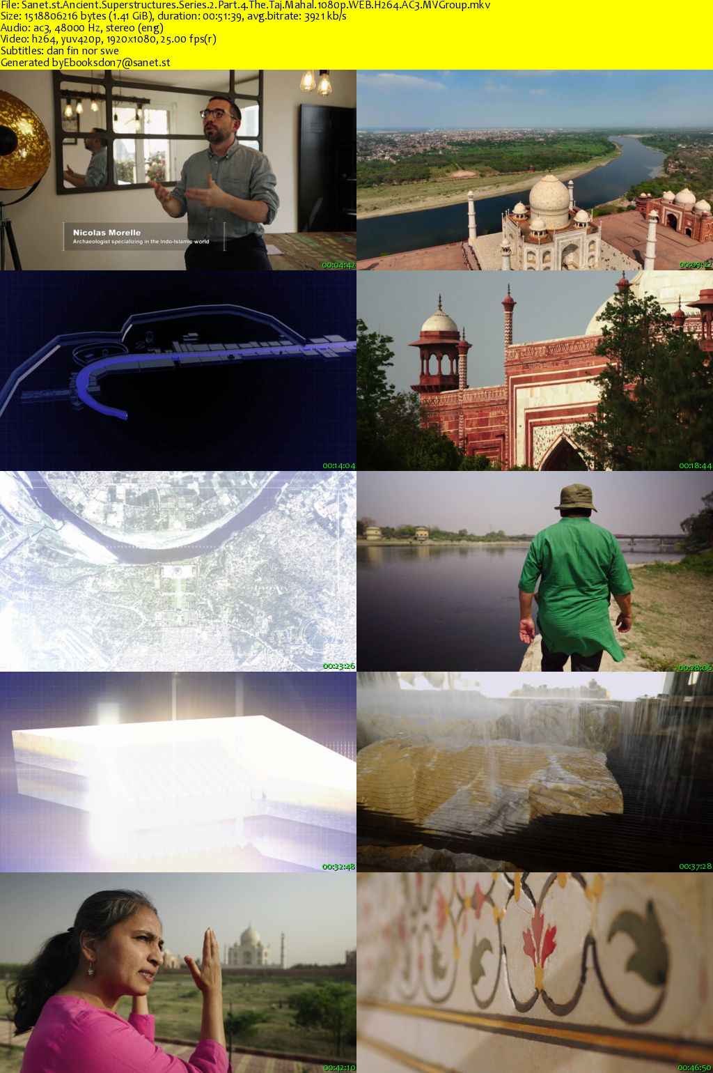 ZDF - Ancient Superstructures Series 2 Part 4: The Taj Mahal (2022 ...