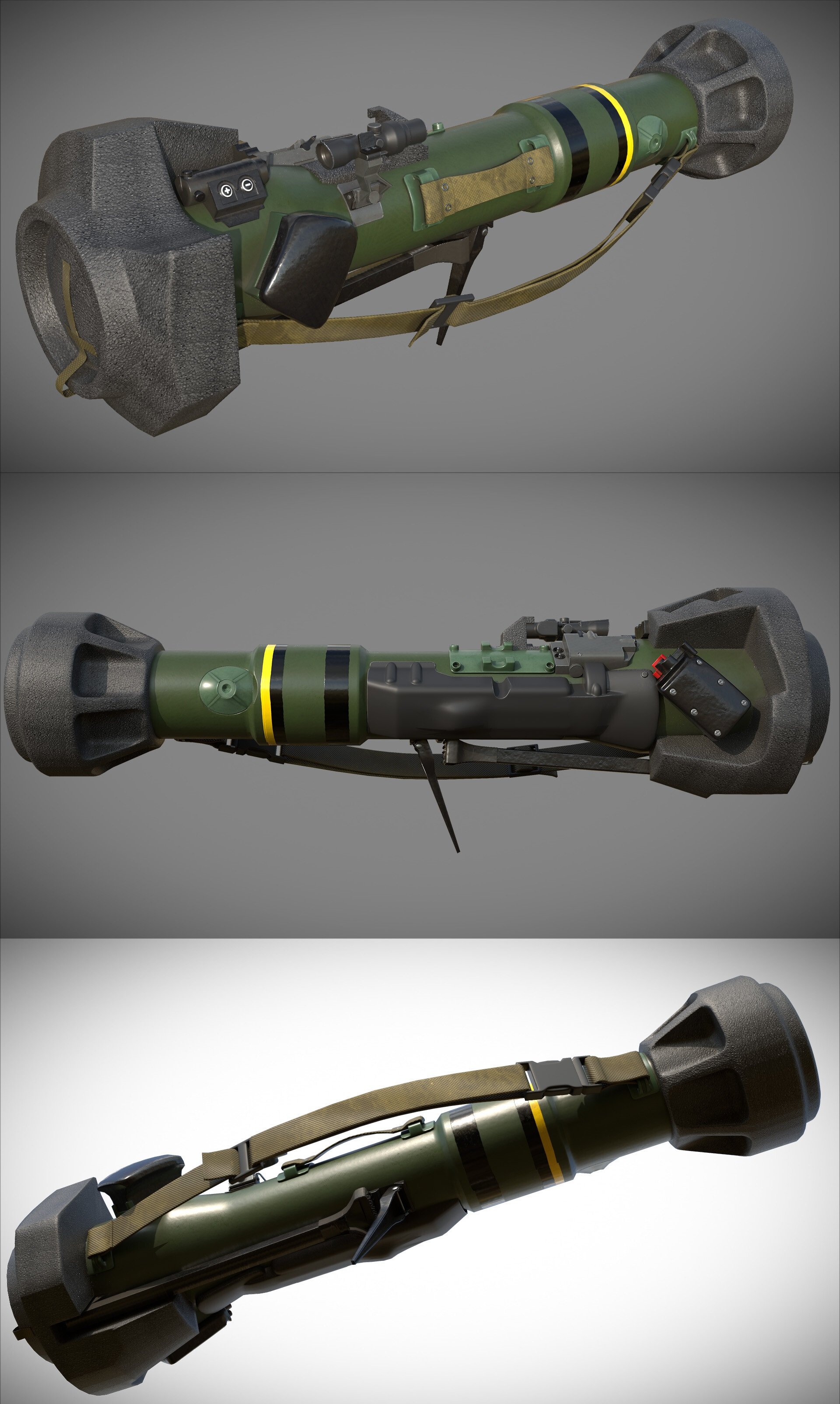 AS - SAAB-Bofors NLAW anti-tank weapon X1N8kn - 3D Model | SoftArchive