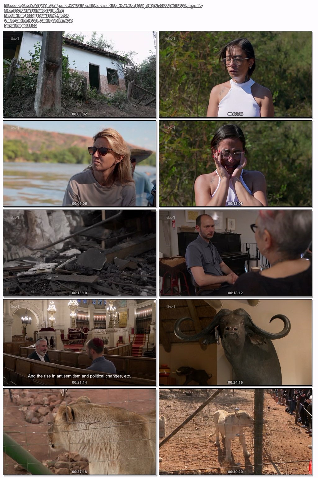 ITV On Assignment - Brazil, France and South Africa (2024) 1080p HDTV ...