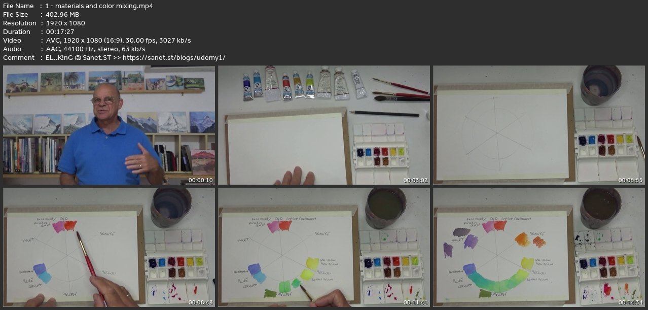 Watercolor For The Complete Beginner - Part 2 (Next Steps) | SoftArchive