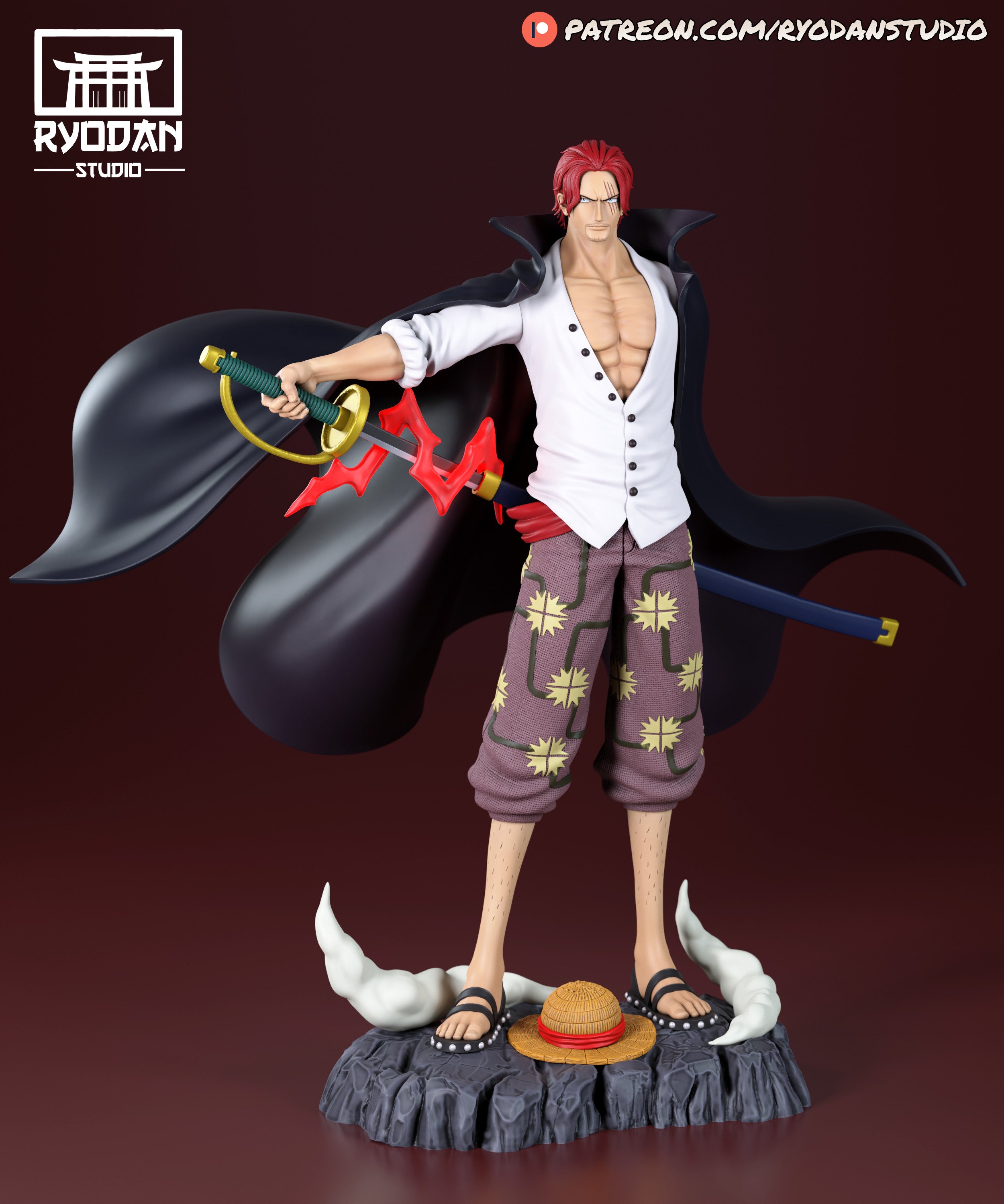 Ryodan Studio – Shanks – 3D Model | SoftArchive