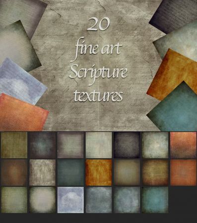 CM - SCRIPTURES - 20 fine art textures 1302130 | SoftArchive