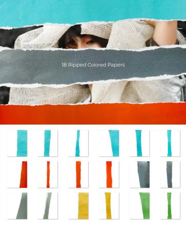 EE - 18 Ripped Colored Paper Overlays DQ93Z96 | SoftArchive