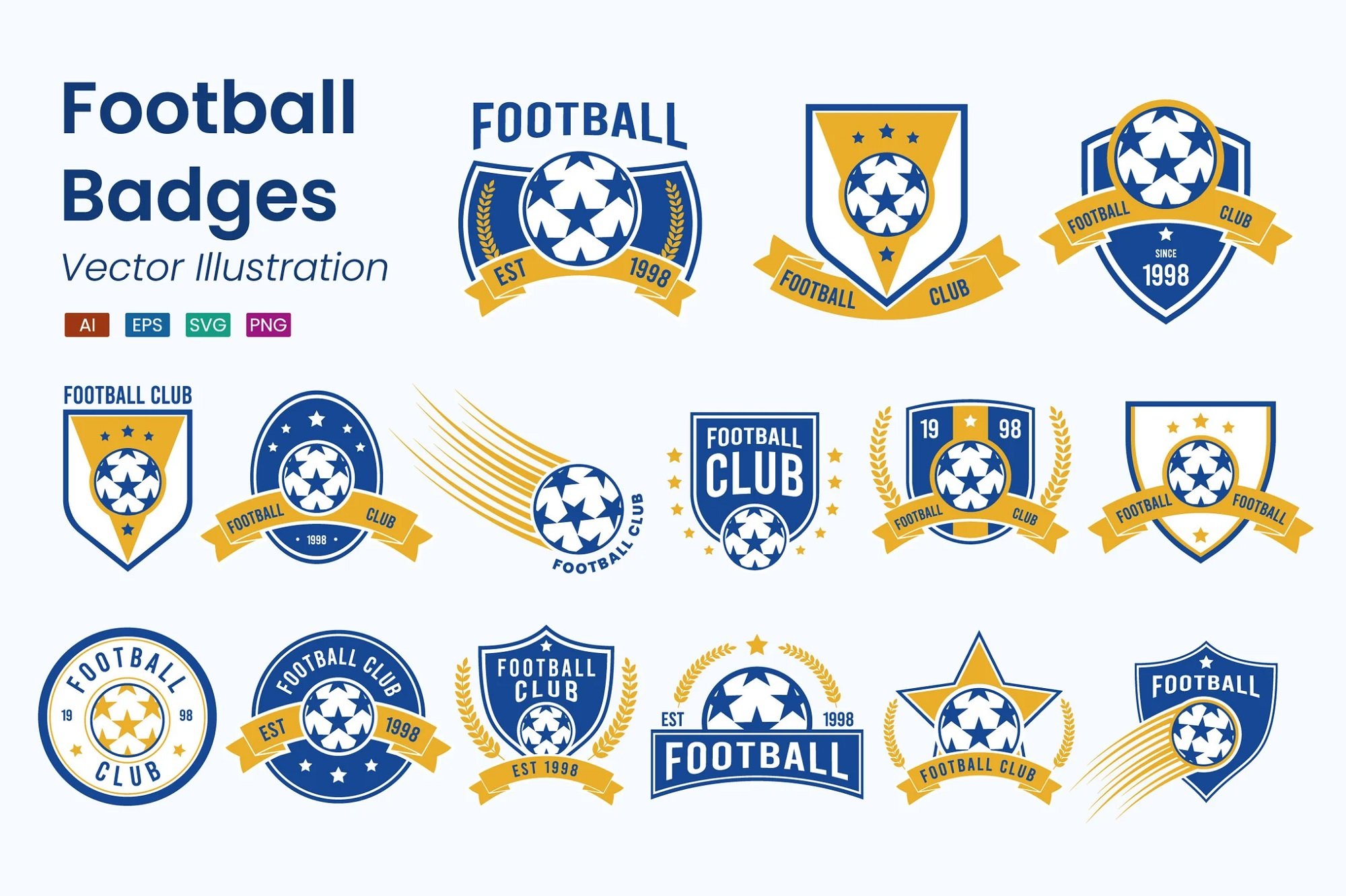 EE - Football Badge Illustration Set DLURYBX | SoftArchive