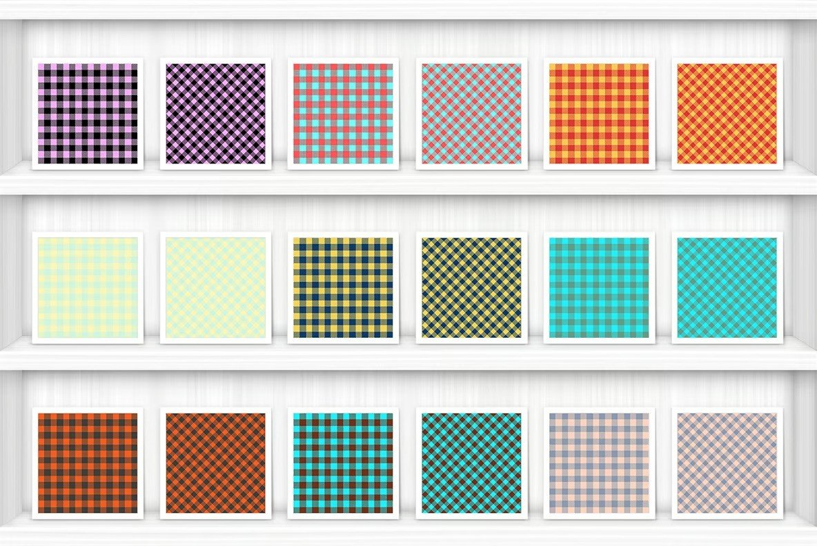 100 Gingham Check Patterns - 77165782 - MRN97AL | SoftArchive