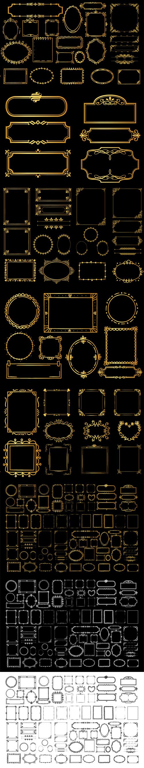 Borders & Frames Vector Design Templates | SoftArchive
