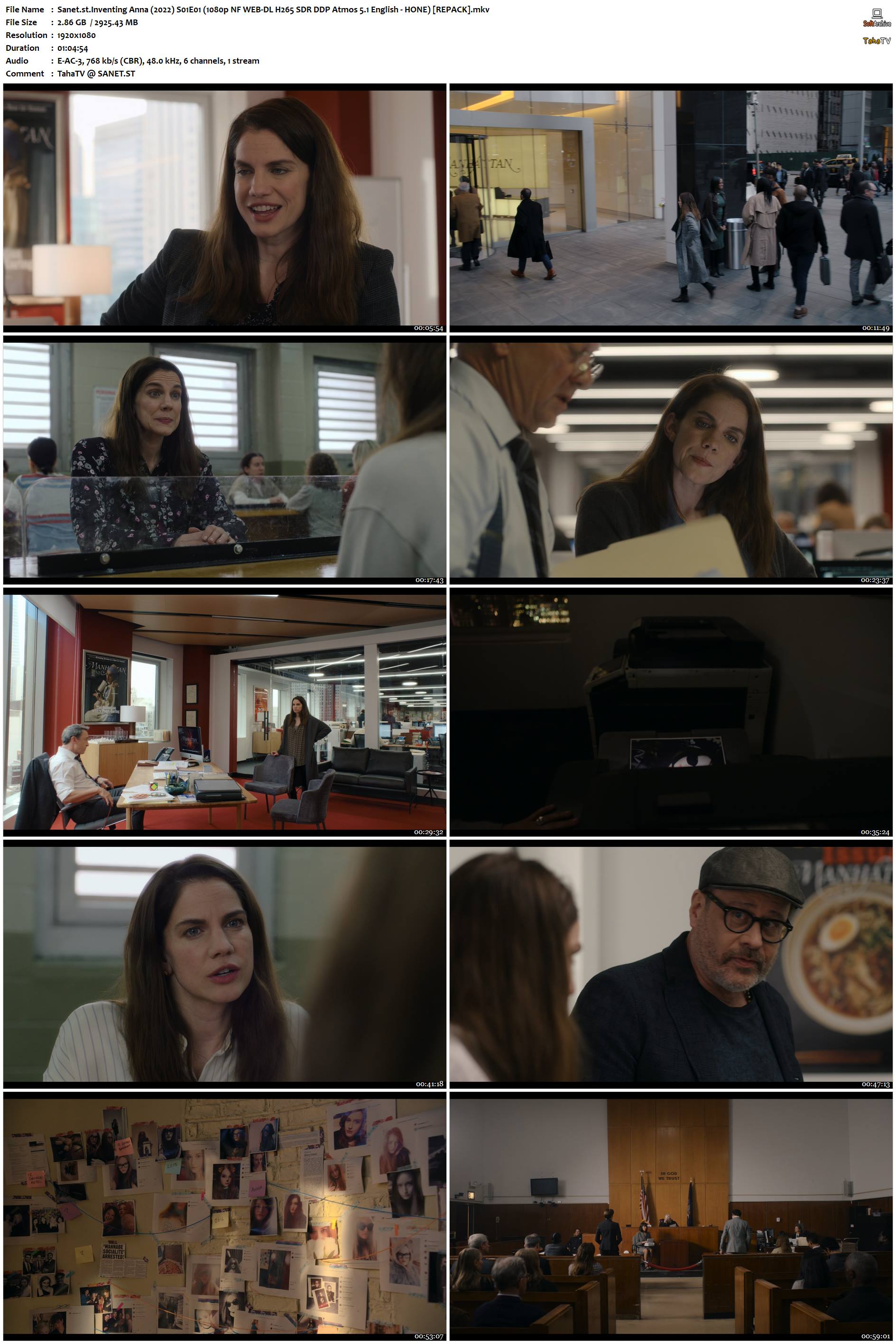 Inventing Anna 2022 S01 1080p NF WEB-DL H265 SDR DDP Atmos 5.1 HONE ...