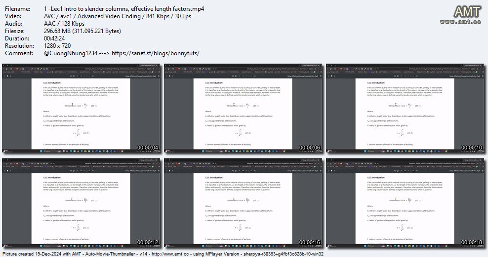 Design of Slender Columns Per ACI Code for Buckling Failure | SoftArchive