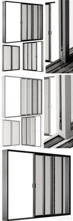 3dsky - Sliding Metal Window - Windows Set 20 5005881 - 3D Model ...