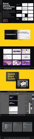 Brand Logo Identity Presentation Template for InDesign & Illustrator ...