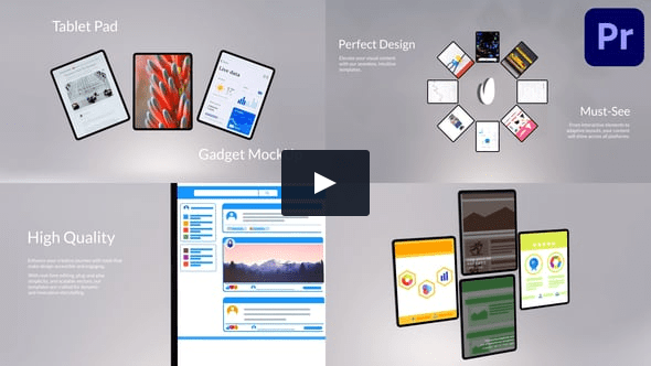 EE - Videohive - Tablet Pad Gadget MockUp for Premiere Pro 53436170 ...