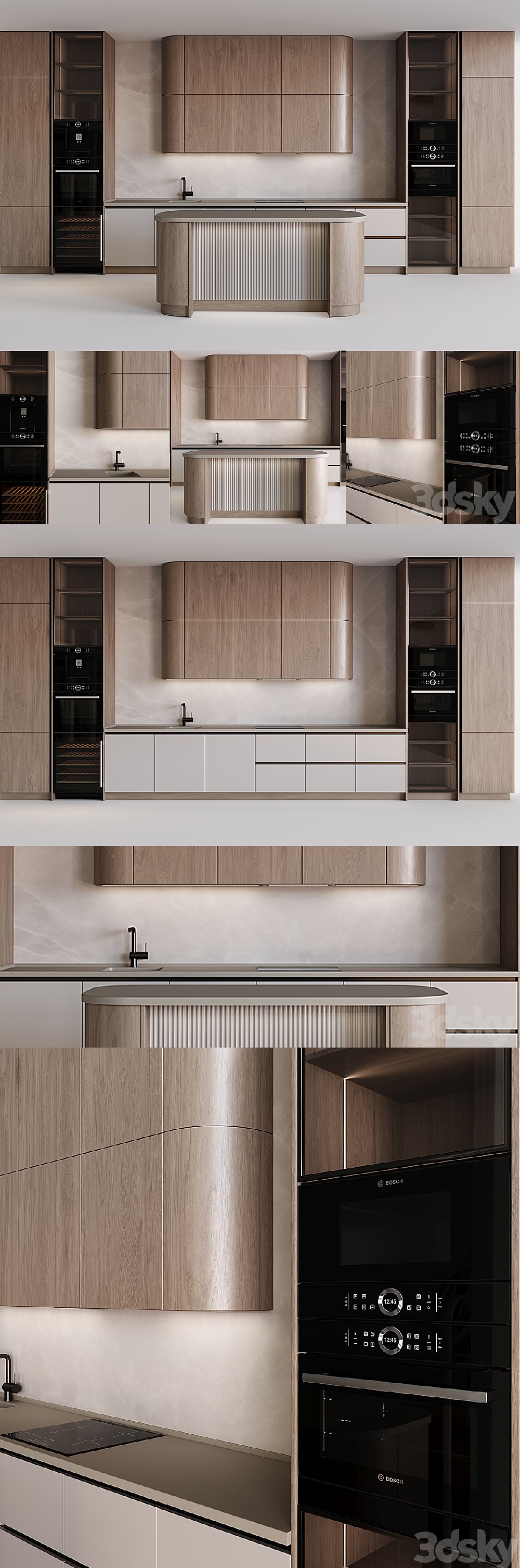 3dsky - Kitchen in modern style 31 4900181 - 3D Model | SoftArchive