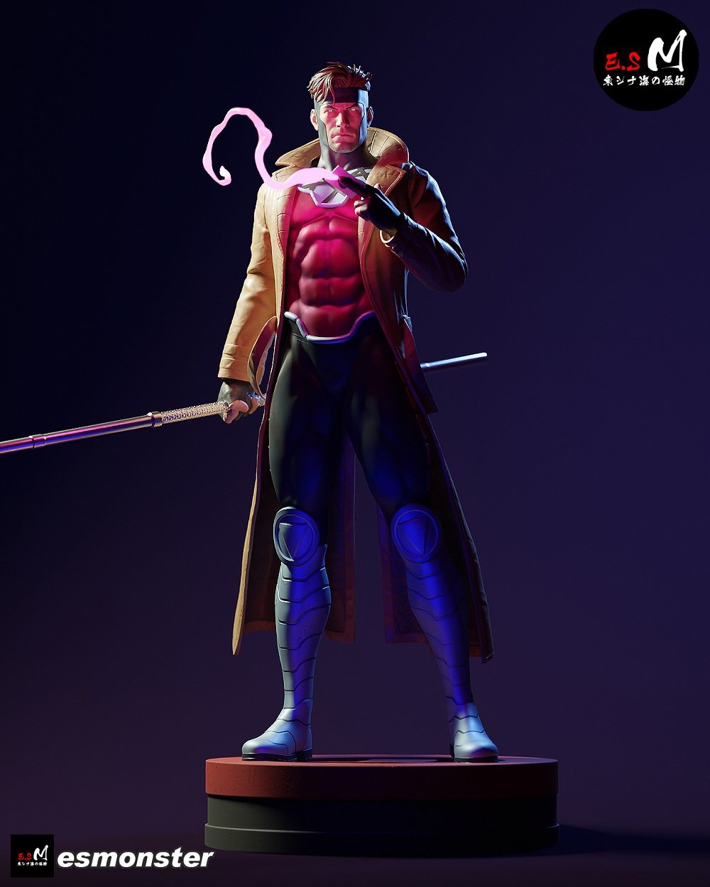 E.S Monster – Gambit Marvel – 3D Model - SoftArchive