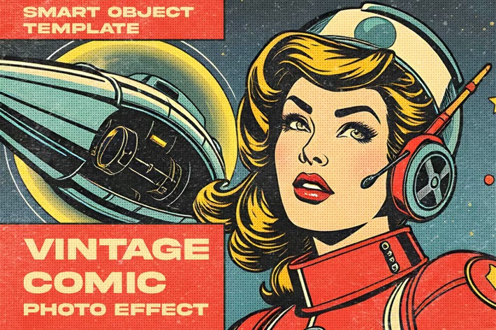 Vintage Comic Photo Effect - 2M4Y4U8 | SoftArchive