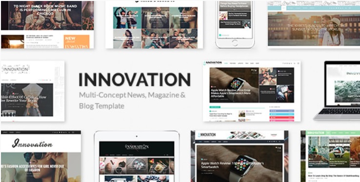 Themeforest - Innovation: News, Magazine & Blog WordPress Theme ...
