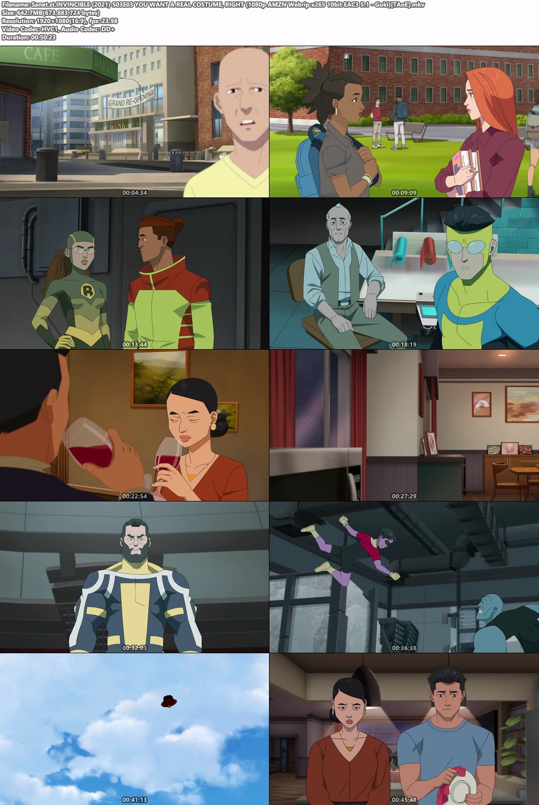 INVINCIBLE 2021 S03E03 YOU WANT A REAL COSTUME, RIGHT 1080p AMZN Webrip ...