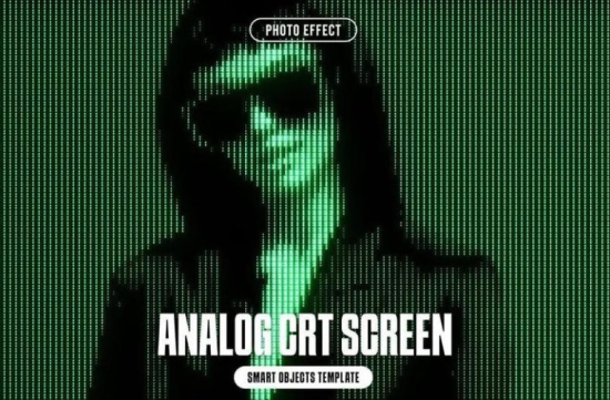 Analog CRT Screen Photo Effect - 291059468 - EP7MGH4 | SoftArchive