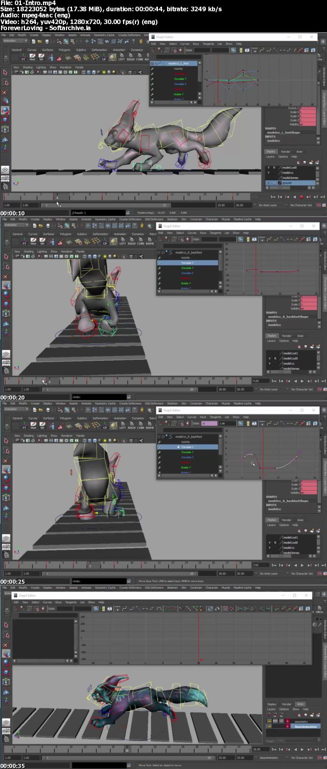Learn to Animate a Quadruped Run Cycle in Maya | SoftArchive