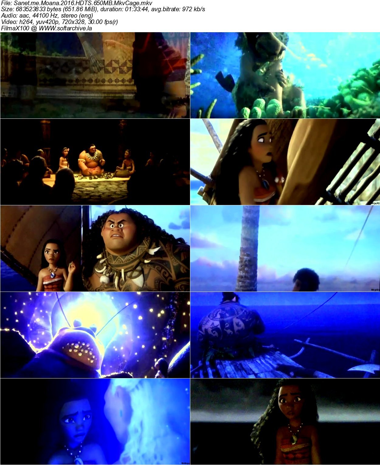 Moana 2016 HDTS 650MB MkvCage | SoftArchive