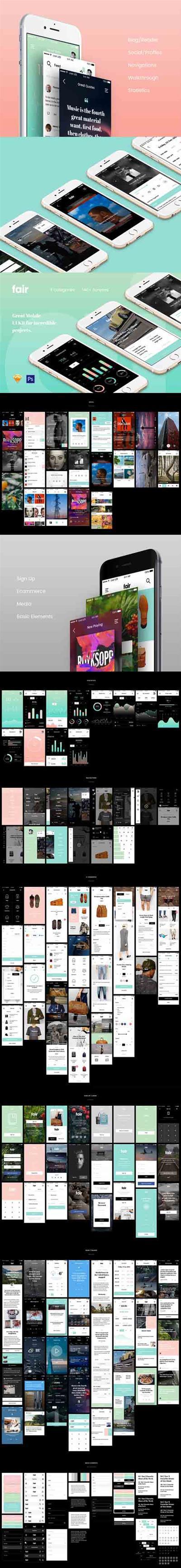 Fair Mobile UI Kit | SoftArchive