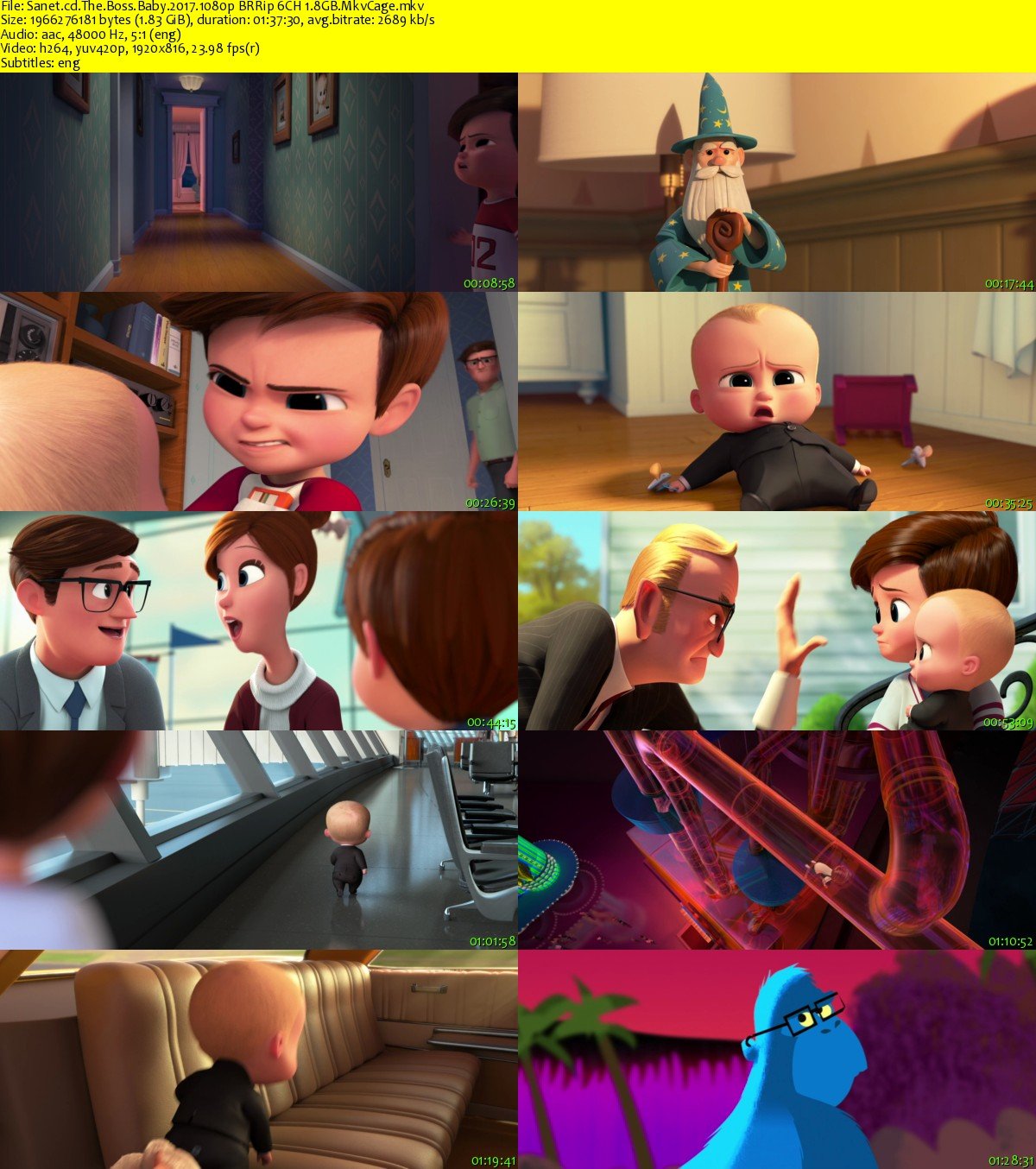 The Boss Baby 2017 1080p BRRip 6CH 1.8GB MkvCage - SoftArchive