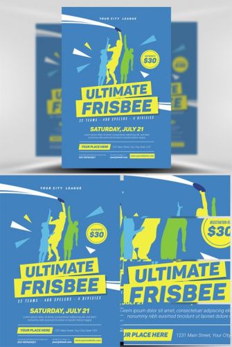 Flyer Template - Ultimate Frisbee | SoftArchive