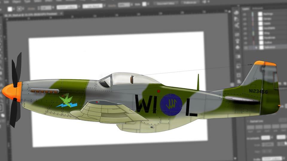 Creating Aircraft Profiles with Adobe Illustrator and Photoshop ...