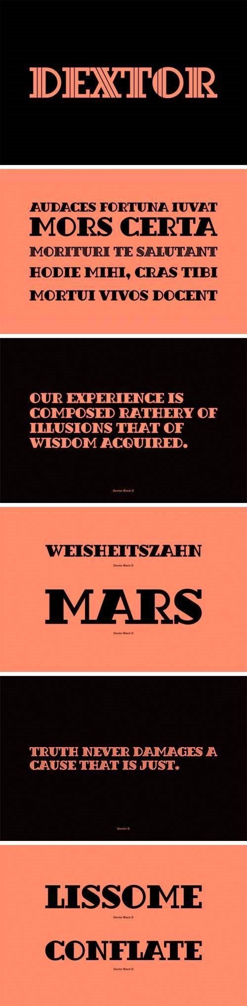 Dextor Font Family | SoftArchive