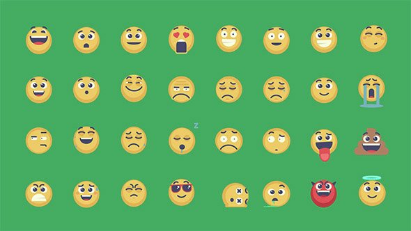 Animated Emoticons Pack - Project for After Effects (Videohive ...