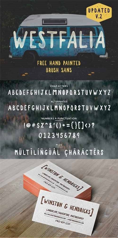 Westfalia V.2 – Hand Drawn Font | SoftArchive