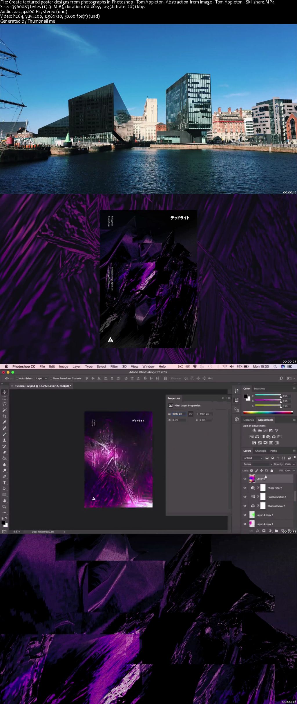 Create textured poster designs from photographs in Photoshop ...