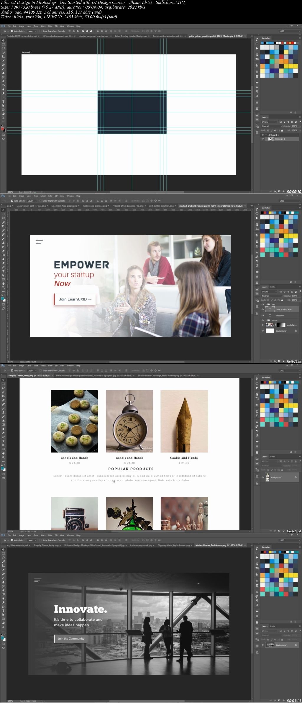 UI Design in Photoshop - Get Started with UI Design Career | SoftArchive