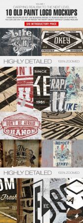 Old Paint Logo Mockups Vol. 1 15836 | SoftArchive